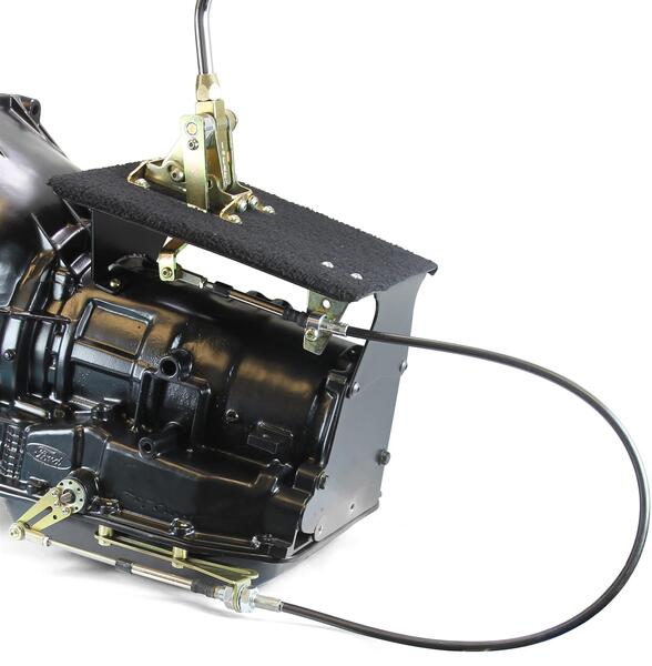 Lokar CO350CM Cable Operated Shifter 12 Inch TH350 Mushroom Knob