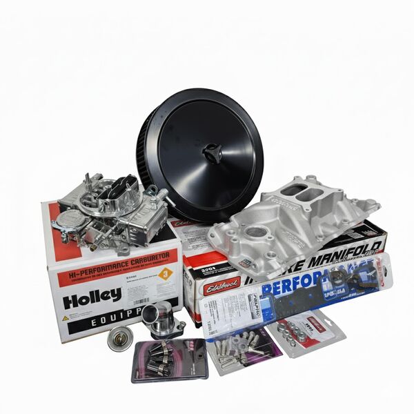 Small Block Chevy Intake and Carburettor Package